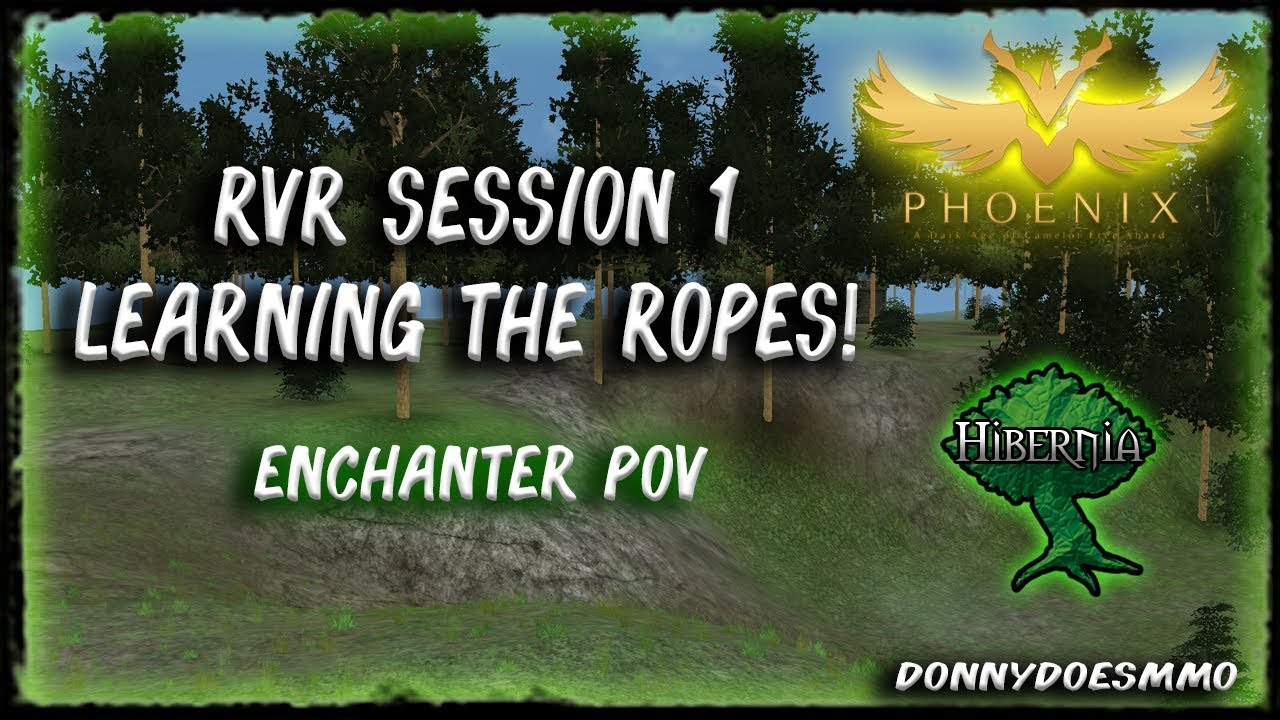 DAoC Phoenix | ZERG RvR Session 1 | Learning The Ropes | Enchanter PoV ...