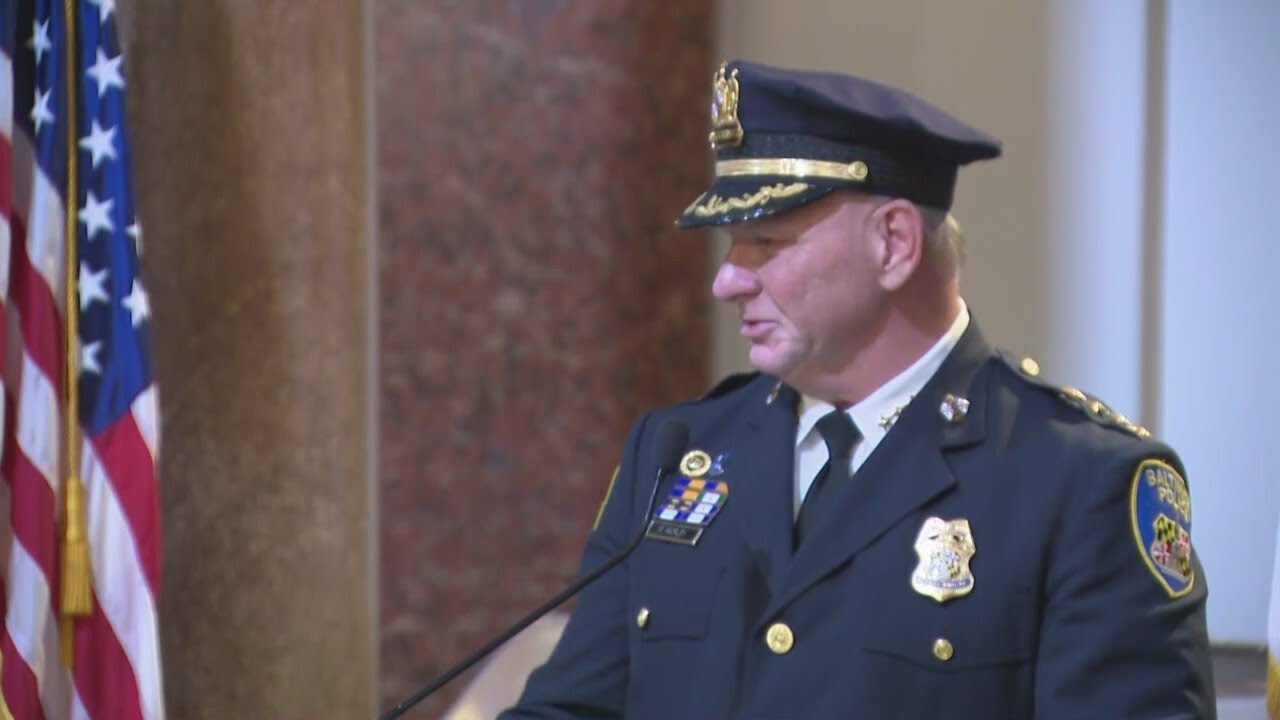 Richard Worley, James Wallace sworn in as Baltimore's new police ...