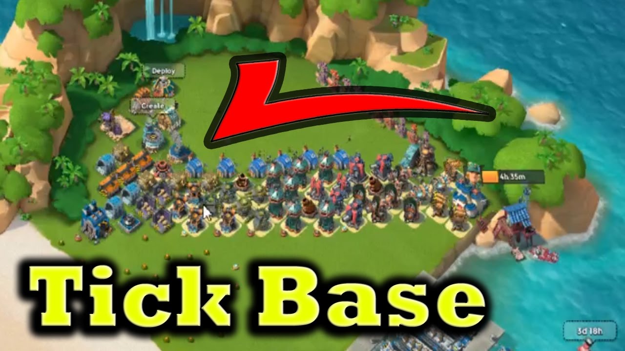 TICK Base Vs Hammerman Defense Event | Boom Beach - YouTube