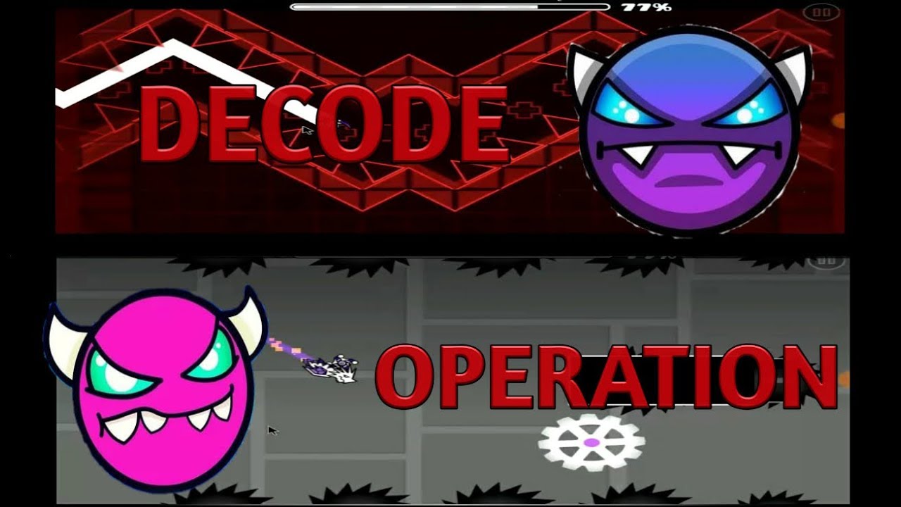 Проходим DECODE и OPERATION . GEOMETRY DASH [18] - YouTube