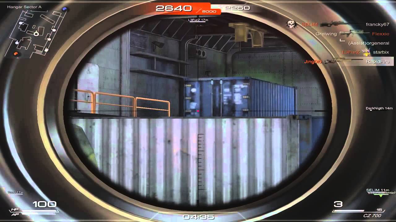 S.K.I.L.L. SF2 Hangar Sniper Gameplay - YouTube