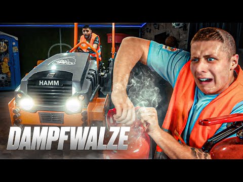Jordan & Semih ZERSTÖREN SET UP mit DAMPFWALZE (eskalation)