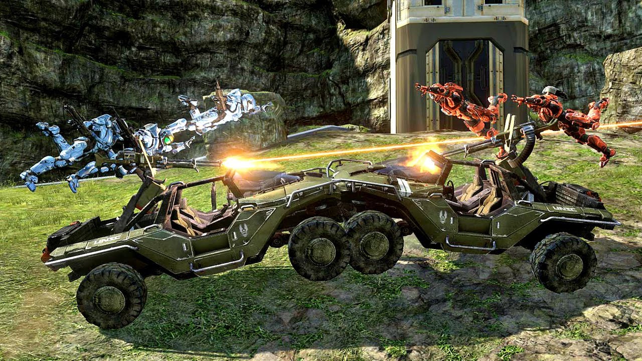 Halo 4: Game 9 - WARTHOG FUN - YouTube