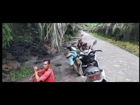 motor mogok..,bersih bersih jalan