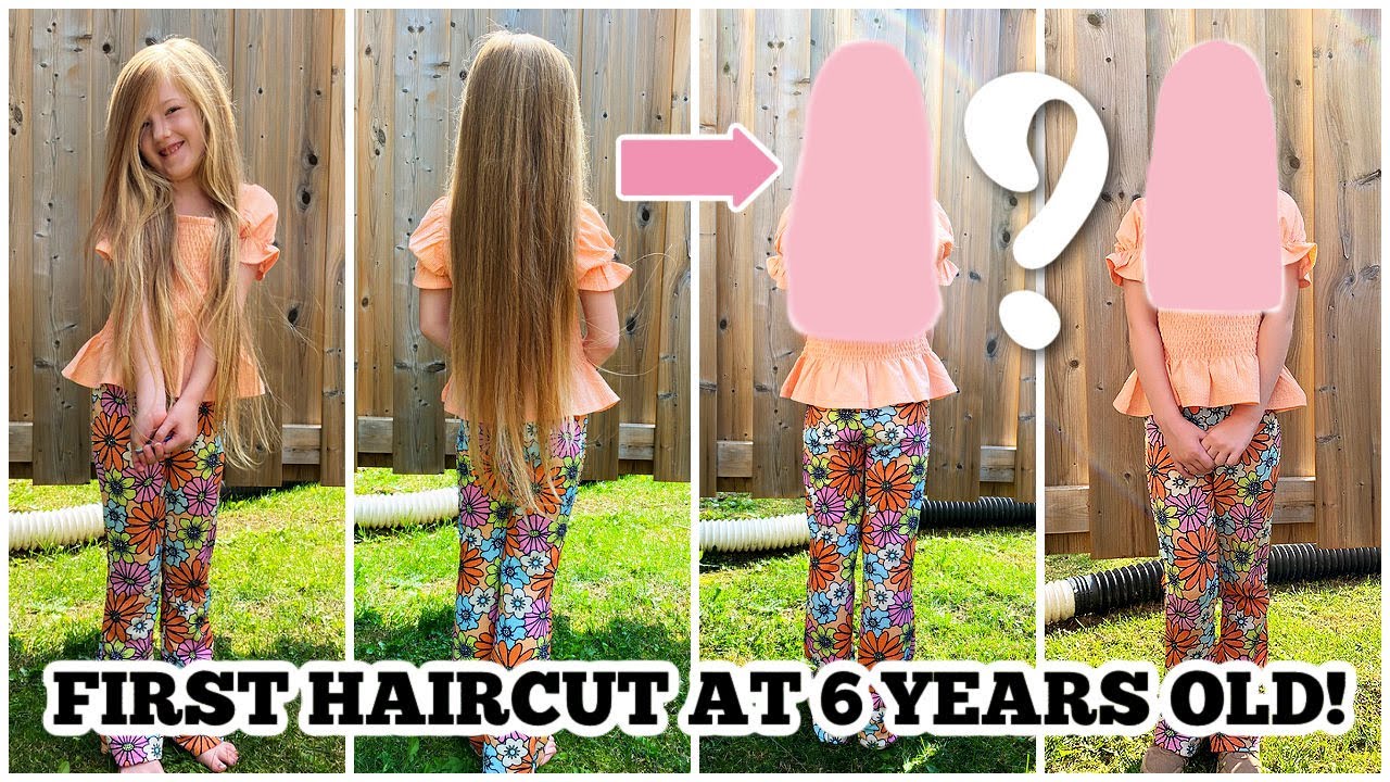 FIRST EVER HAIRCUT AT 6 YEARS OLD! (Emotional) 11 Inches Chopped Off ...