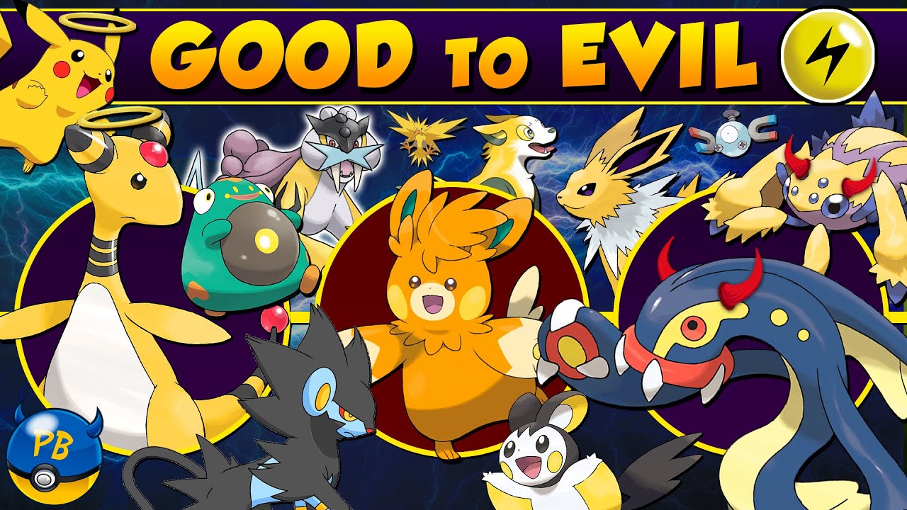 Every ELECTRIC-TYPE Pokémon: Good to Evil ⚡⚡ - YouTube