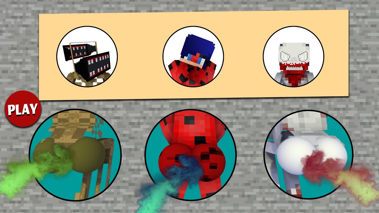 Three Fat idiot minecraft girl sirenhead fart - Minecraft Animation ...