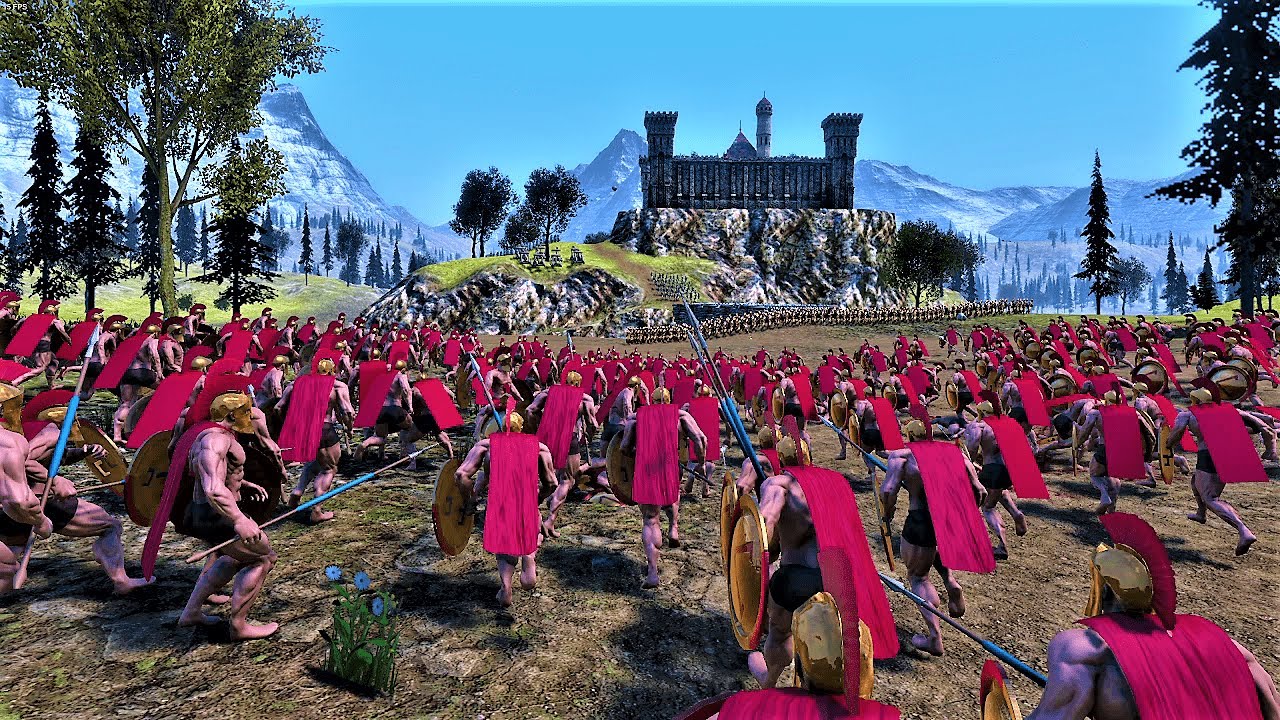 20,000 Spartans Lay Siege to Castle with Ultimate Defenses Ultimate ...