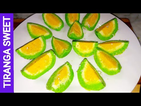 Tiranga Sweet Recipe | Republic Day special Tiranga Sweet | instant ...