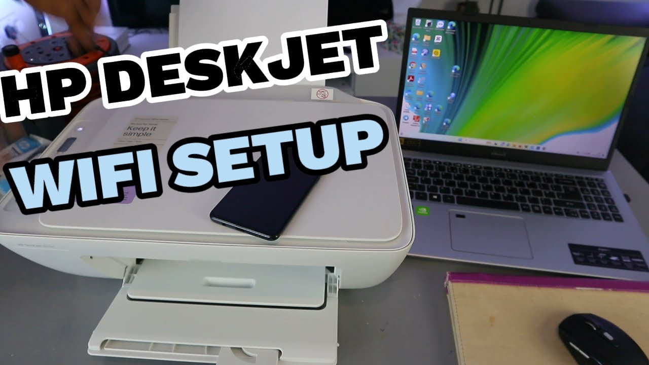 How To Do HP DESKJET 2810e WIFI Network Setup - YouTube