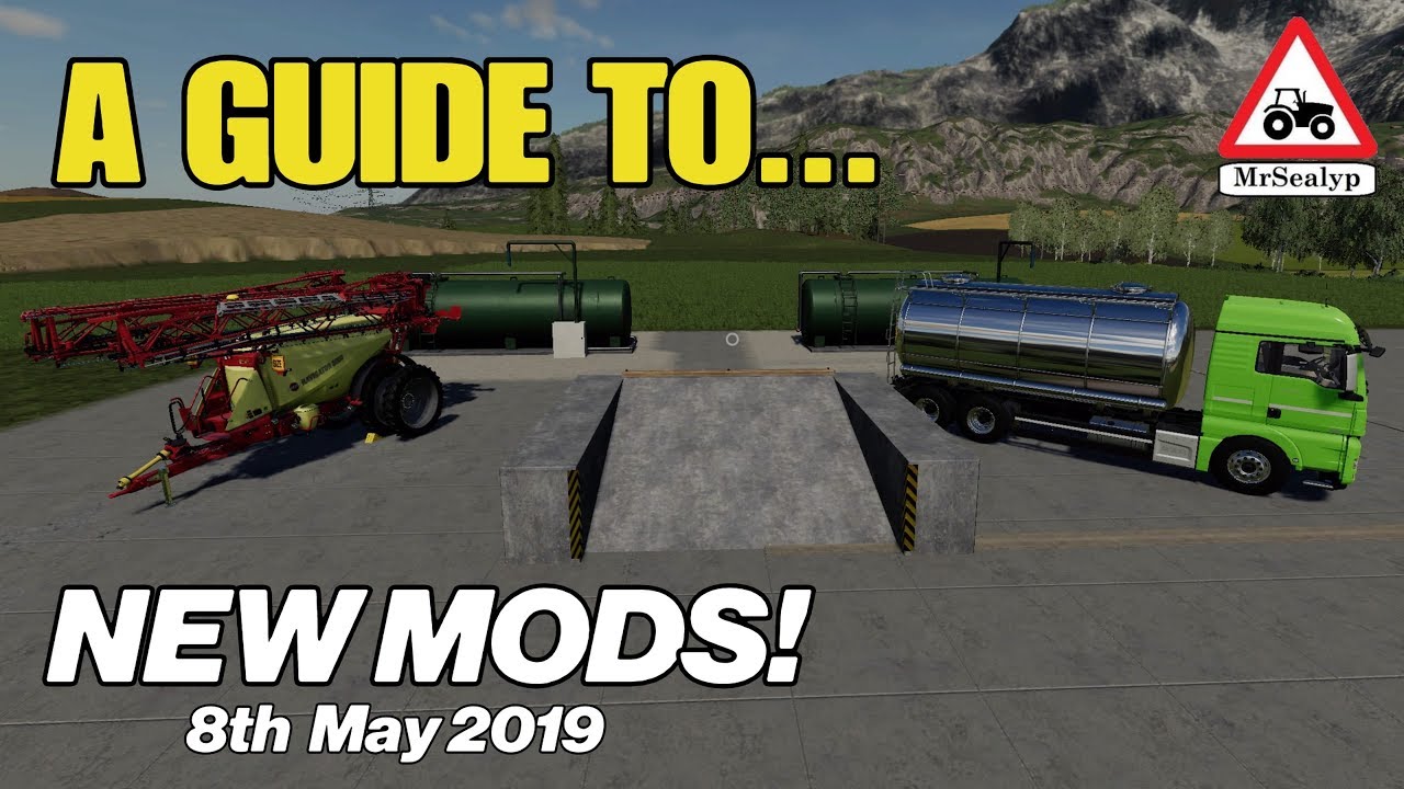 A GUIDE TO... NEW MODS! 8th May 2019, Farming Simulator 19, PS4 ...