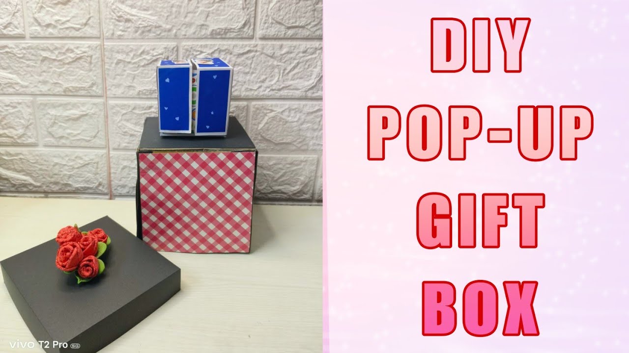 How To Make Easy Pop up Gift Box | DIY Handmade Cute Box Idea | Best ...