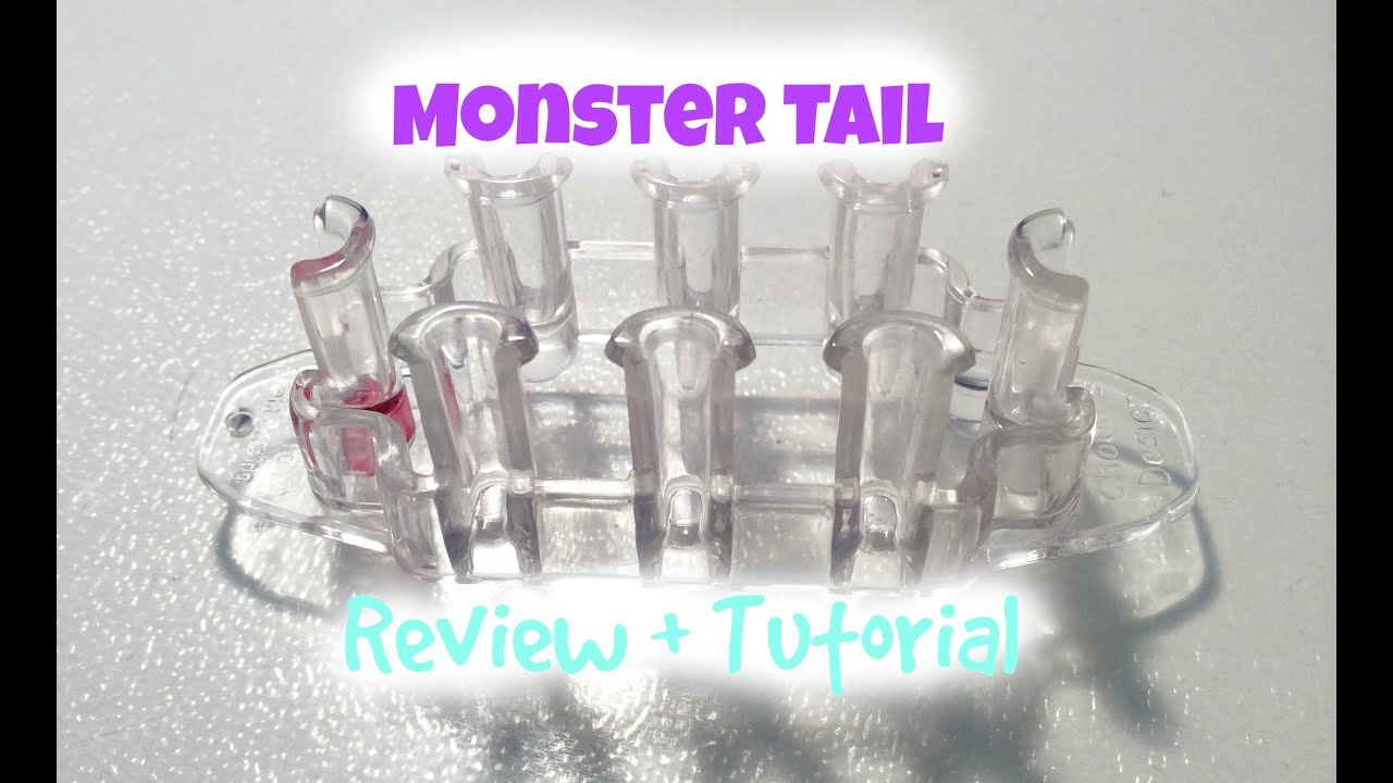 Monster Tail Review/Unboxing + Tutorial Rainbow Loom - YouTube