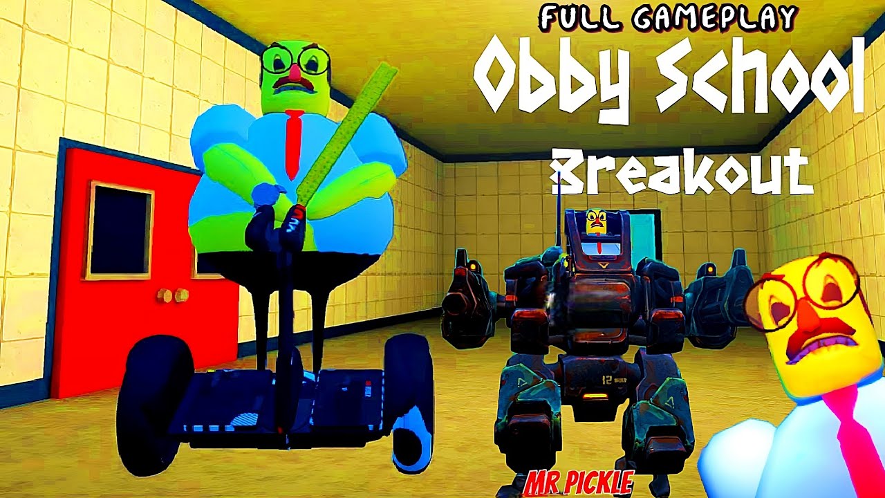 OBBY SCHOOL BREAKOUT - FULL GAMEPLAY (ANDROID) - YouTube
