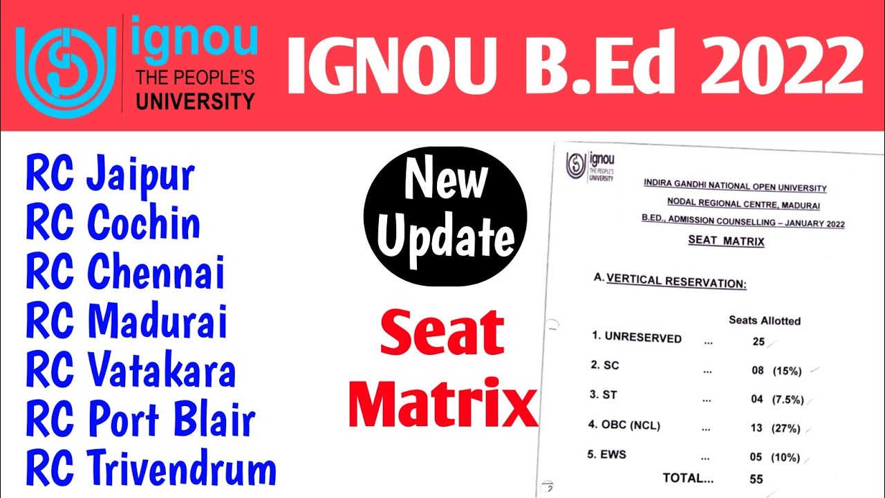 IGNOU B Ed Merit List 2022 IGNOU B Ed New Update Ignou B ed Merit ignou-b-ed-merit-list-2022-ignou-b-ed-new-update-ignou-b-ed-merit