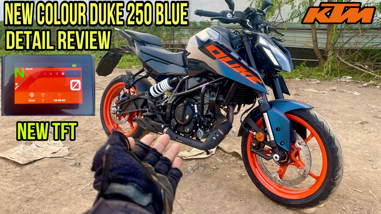 KTM DUKE 250 DETAIL REVIEW BLUE COLOUR 😍#ktmduke #ktmduke250 # ...