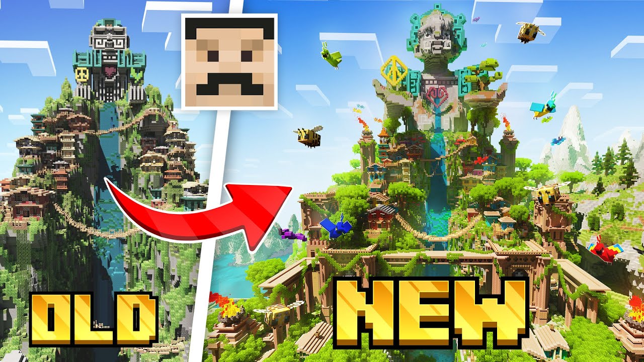 Transforming Mumbo's HermitCraft Base - Finishing Boatem Ep. 4 - YouTube