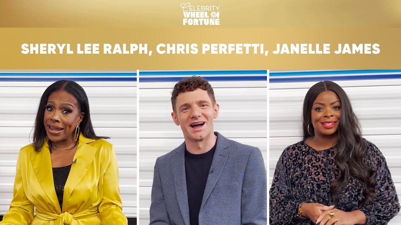Janelle James, Sheryl Lee Ralph and Chris Perfetti | Celebrity Wheel of Fortune - YouTube