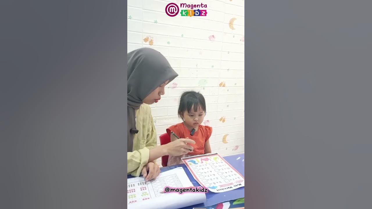 Miss Adel & Kia belajar Berhitung 🥰 More Info : 0811-661-278 - YouTube