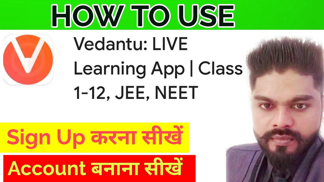 sign up vedantu live learning app | Login | create account vedantu ...