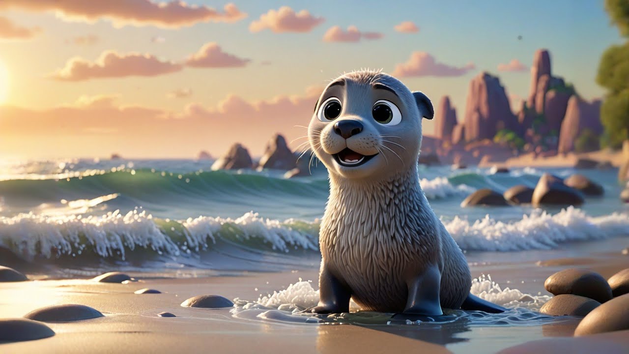 Seven Singing Seals Clap Their Flippers | Ocean Song for Kids ...