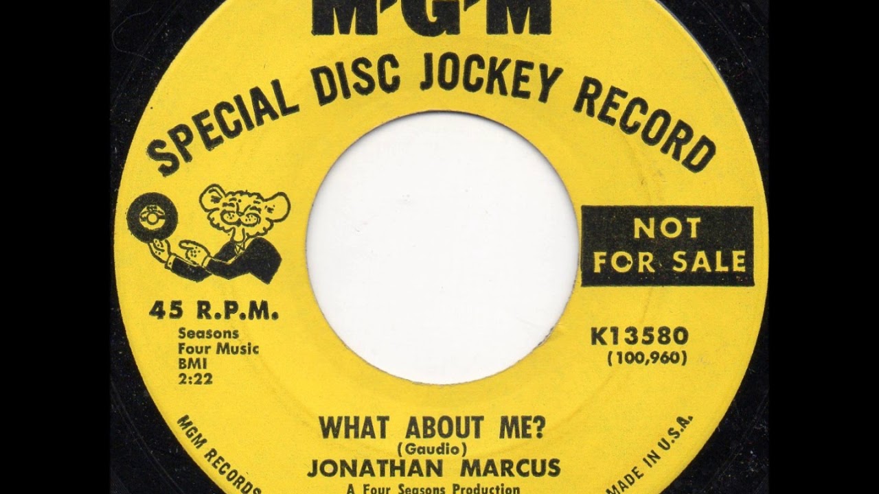 Jonathan Marcus - What About Me (Joe Pesci and Rick Randell) - YouTube