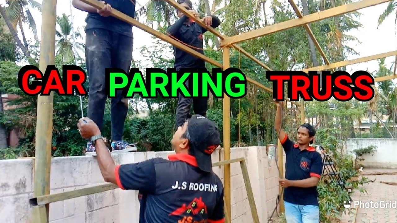 car parking truss | how to make trusses | fabrication specialist | js ...