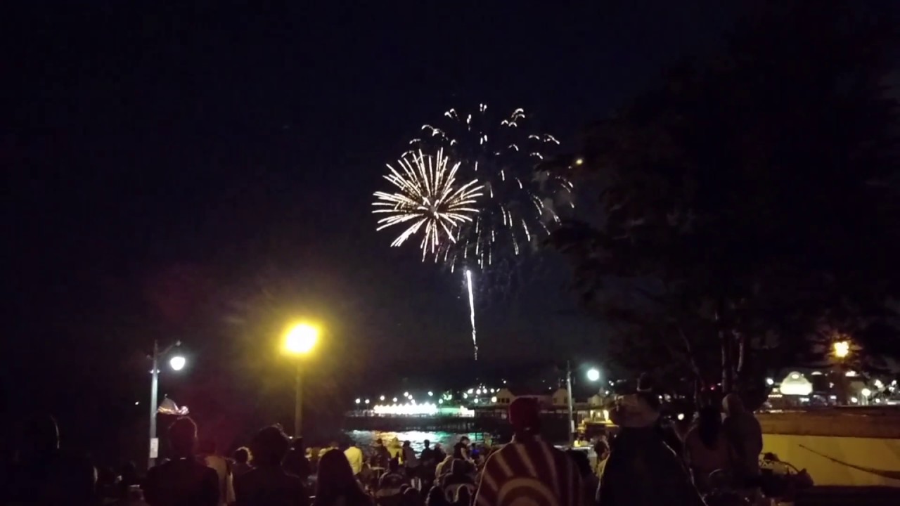 Fireworks show from Redondo Beach California July 4th 2017 - YouTube