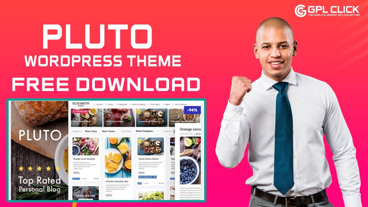 Pluto Theme Free Download Latest Version | Lifetime Free Updates ...