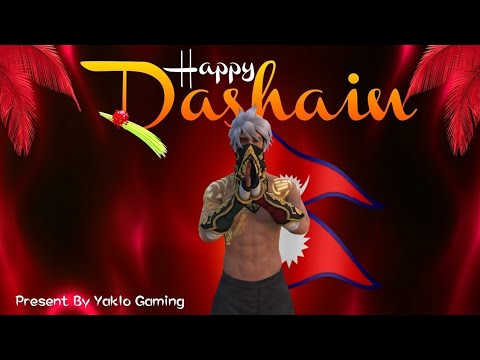happy dashain ff edit ️ - YouTube
