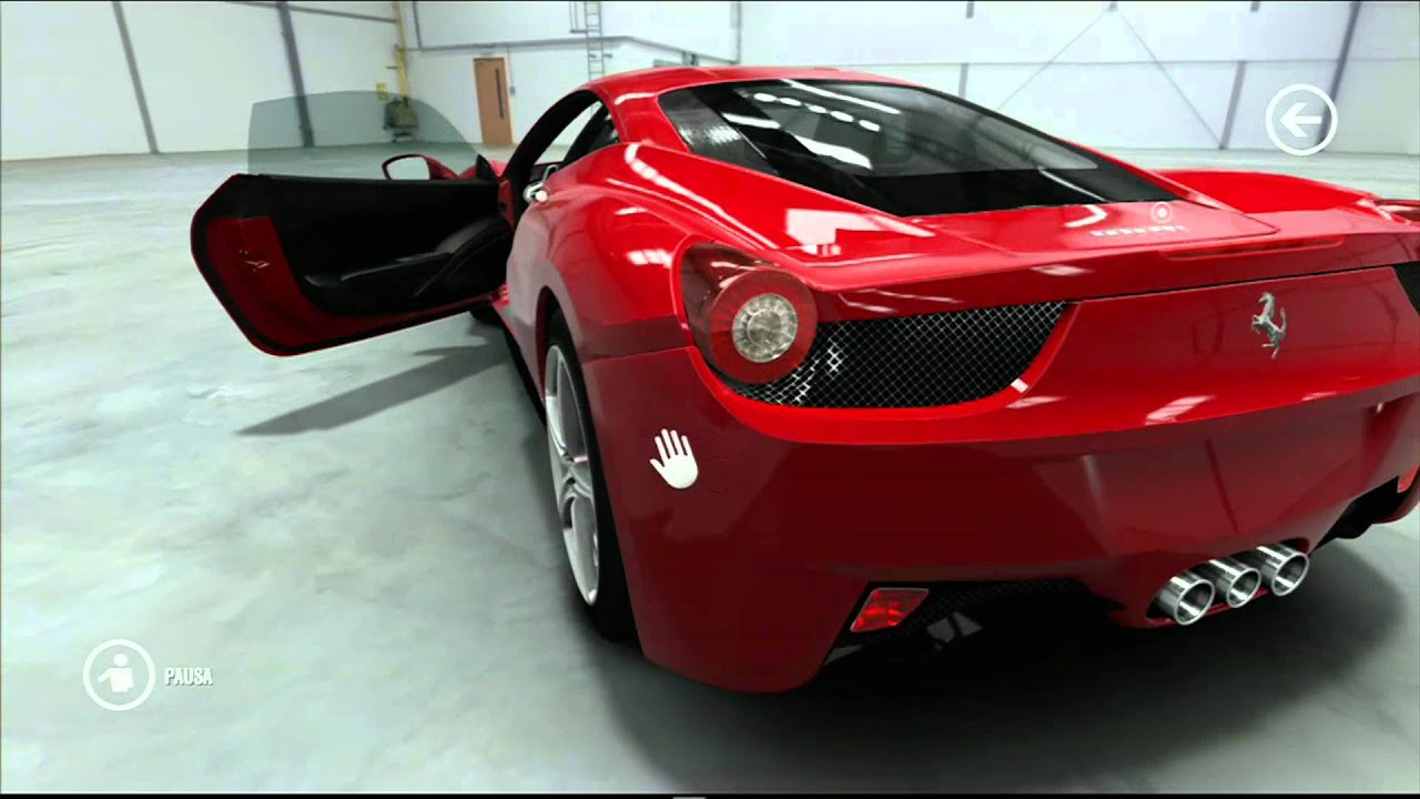 Forza Motorsport 4 - Autovista Ferrari 458 Italia con Kinect - YouTube