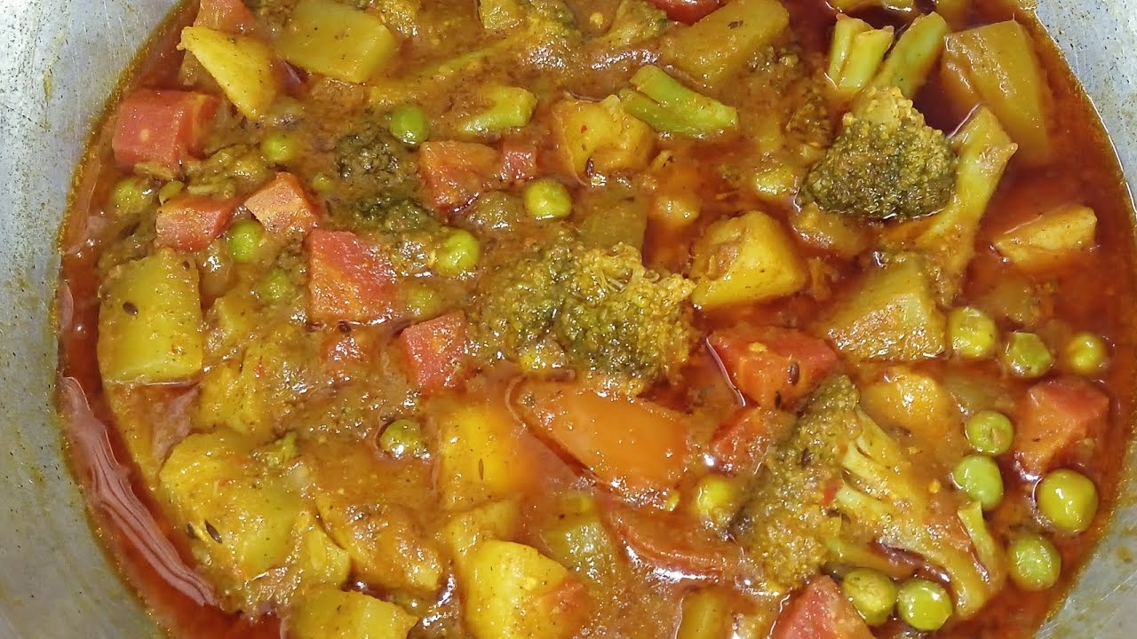 Broccoli recipe ll alu tomato motorshuti diye broccoli recipe - YouTube