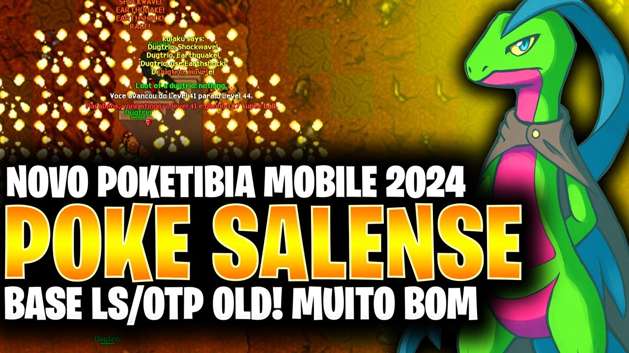 QUE GAME BOM! NOVO POKEITIBA MOBILE E PC 2024 BASE POKE LS E OTP ANTIGA ...
