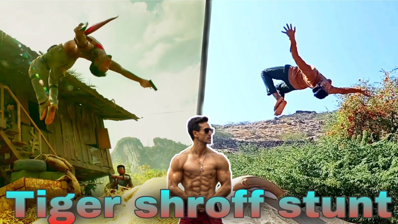 Tiger shroff stunt in real life 😳 || Baaghi 2 || Rishi soni - YouTube