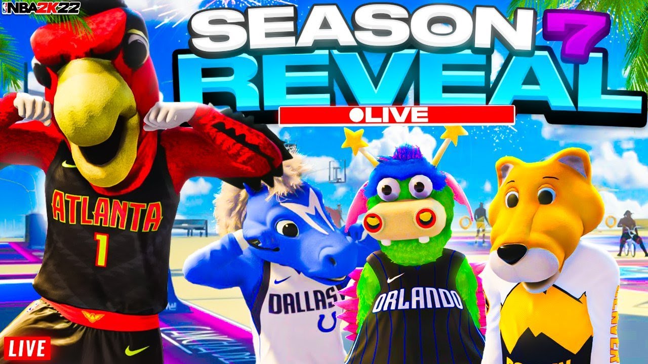 SEASON 7 NEW PARK REVEAL & MASCOTS (FULL-STREAM) - JETPACK REWARD & NBA ...