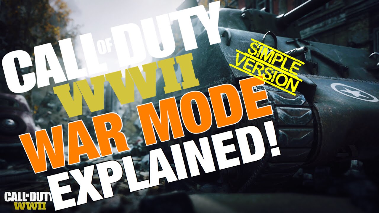 Call of Duty WW2 WAR MODE EXPLAINED! ( CoD WWII Multiplayer reveal ...