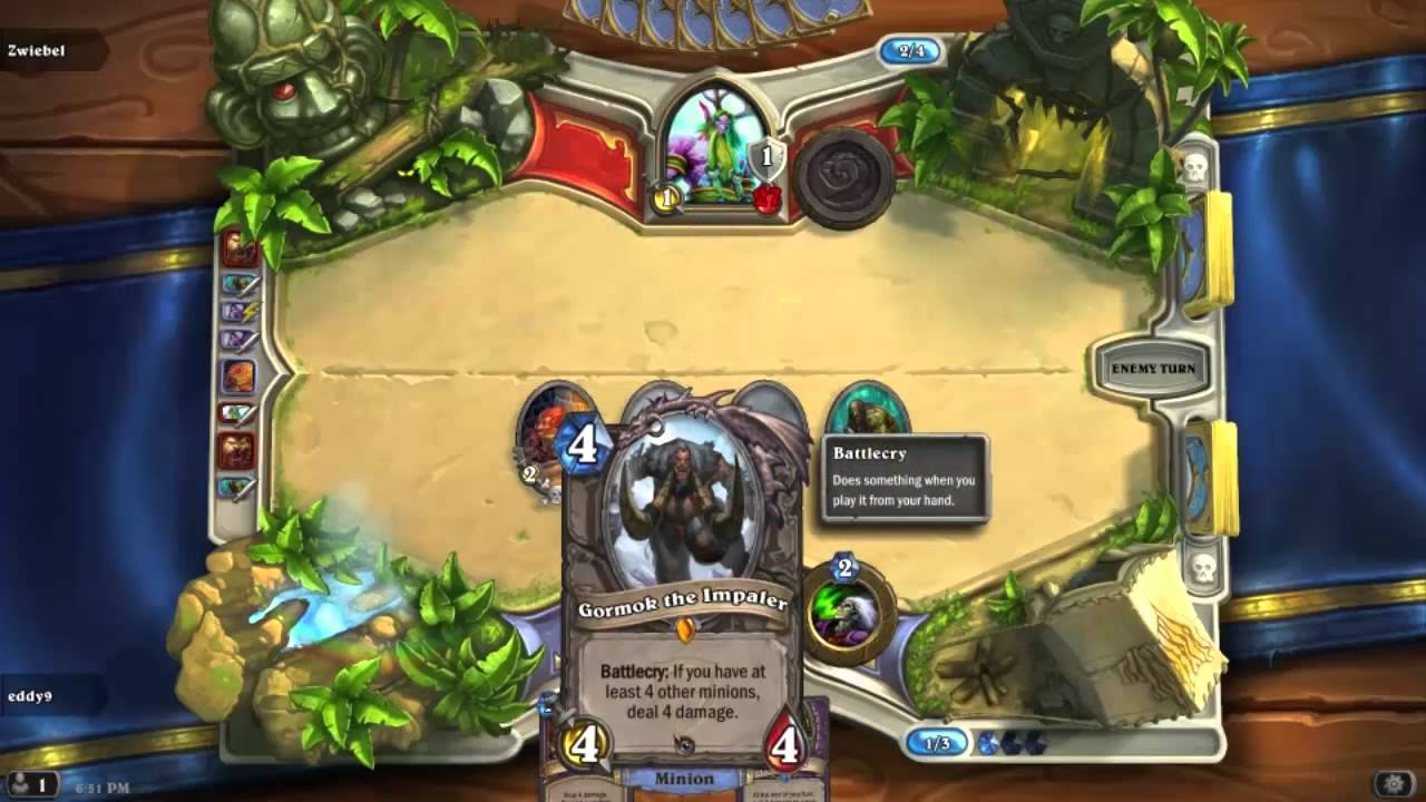 Hearthstone battle #1 - YouTube