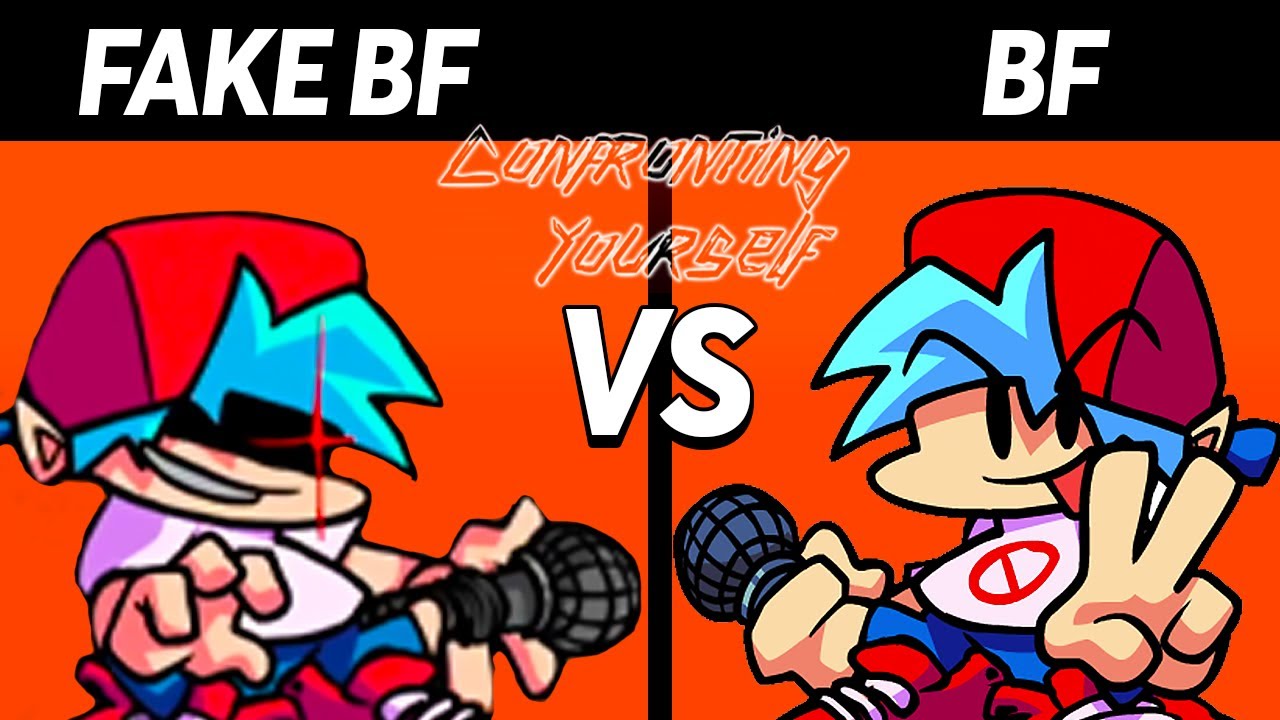 FRIDAY NIGHT FUNKIN' CONFRONTING YOURSWLF (VS FAKE BF) - FNF MOD - YouTube
