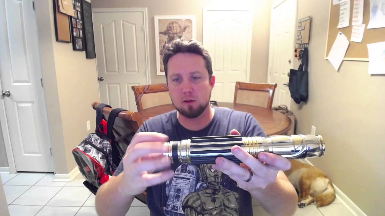 MR Mace Windu SaberCore Viridian Install - YouTube