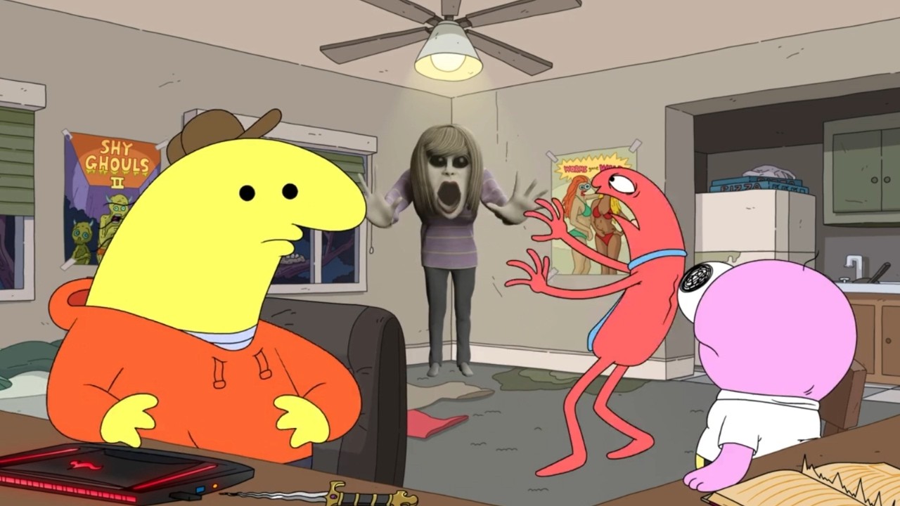 smiling friends but it's screaming for 5 minutes - YouTube