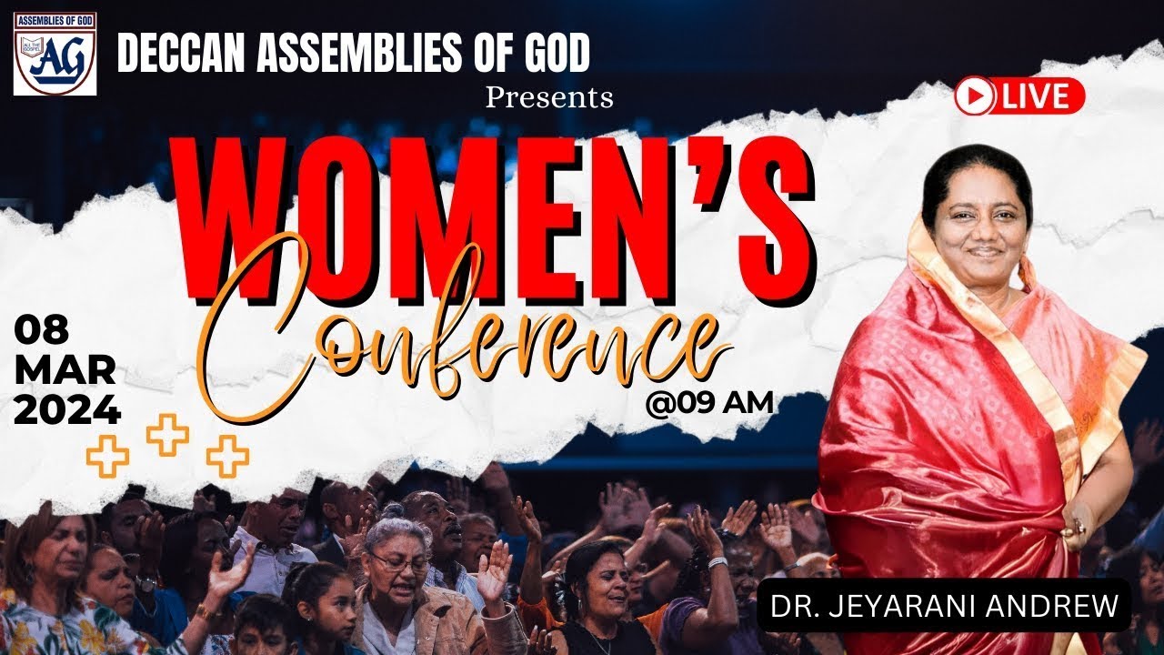 08-03-2024 | Women's Conference | DR. JEYARANI ANDREW | Tamil-Hindi | Deccan Assemblies Of God ...