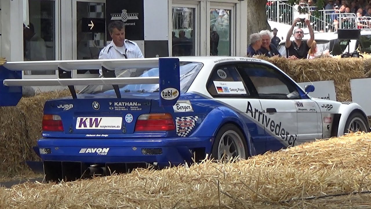 That SOUND! 😍 BMW E36 JUDD V8 Hillclimb Flatout! Ex Georg Plasa! - YouTube