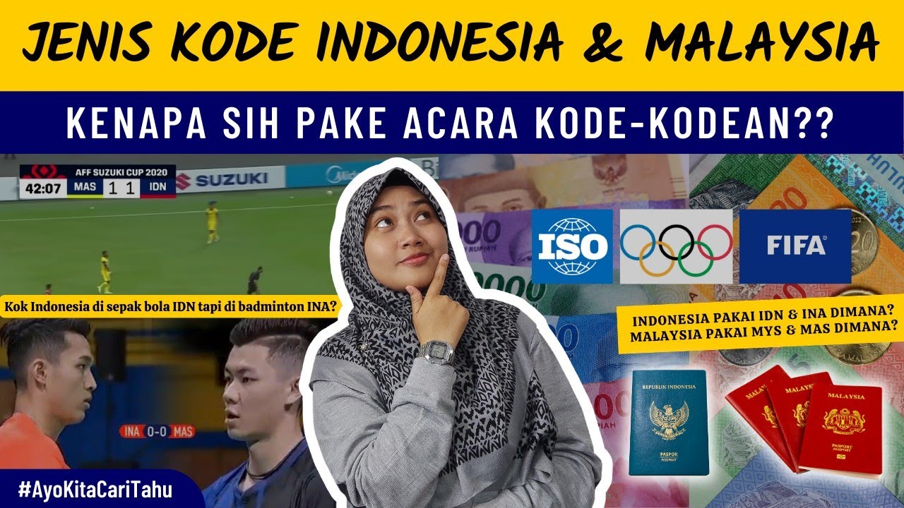 Perbedaan Kode Negara Indonesia dan Malaysia 🇮🇩🇲🇾 | Apa bedanya IDN dan ...