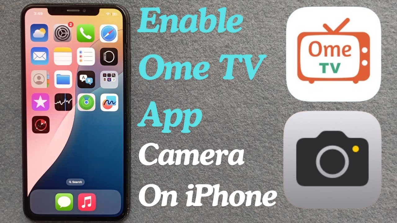 How to Turn On Your Camera On OmeTv On iPhone - YouTube