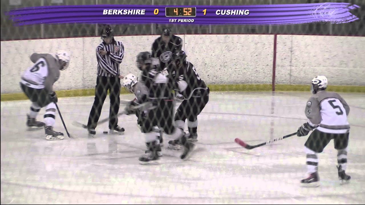 Cushing Academy - Varsity "B" Boys Ice Hockey vs. Berkshire School ...