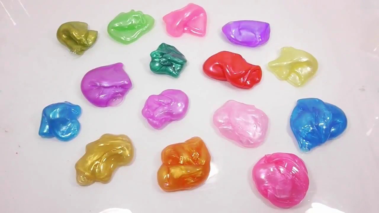 Hokey Pokey Nursery | How To Make Colors Evian Water Bottle Slime Clay ...