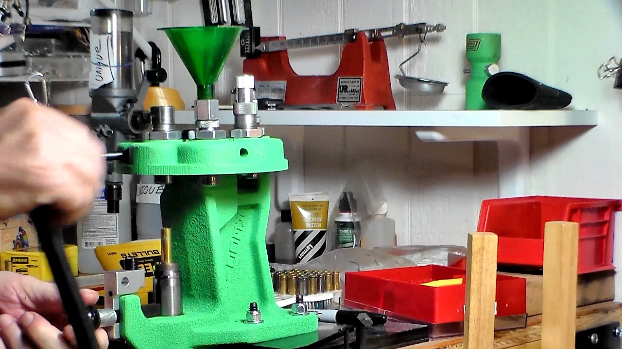 REDDING T7 TURRET PRESS - YouTube