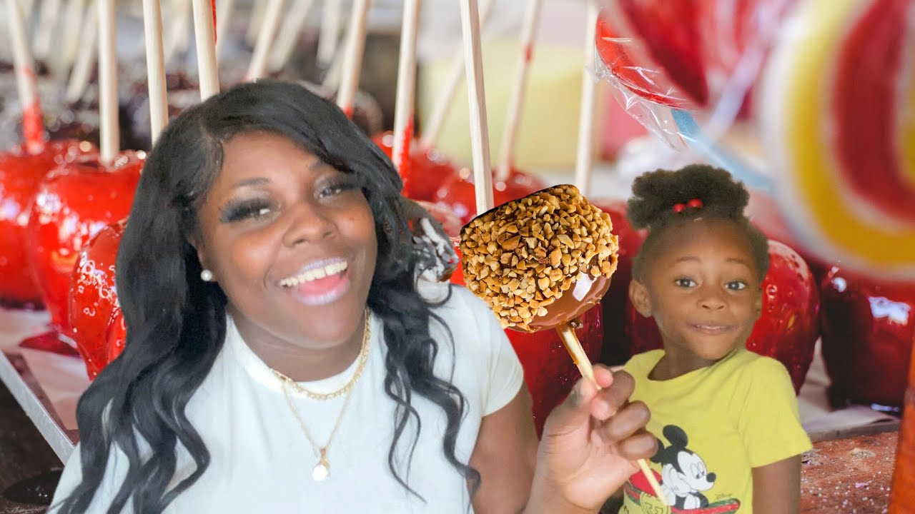 Making CANDY APPLES & CARAMEL APPLES With My KIDS | Easy Recipe For ...