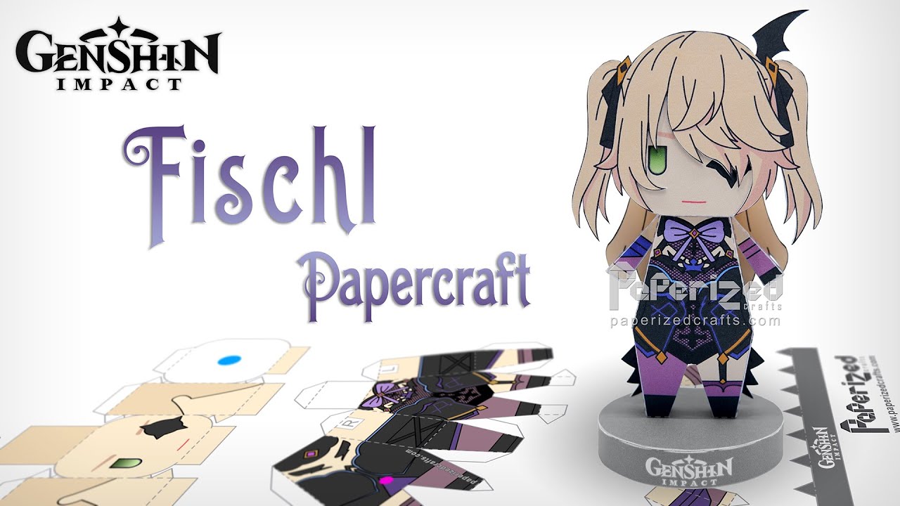 Genshin Impact: Fischl Paperized - YouTube