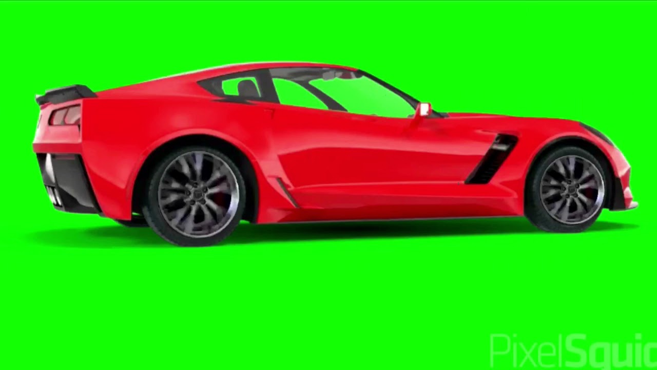 Green Screen C7 Corvette Stingray - YouTube